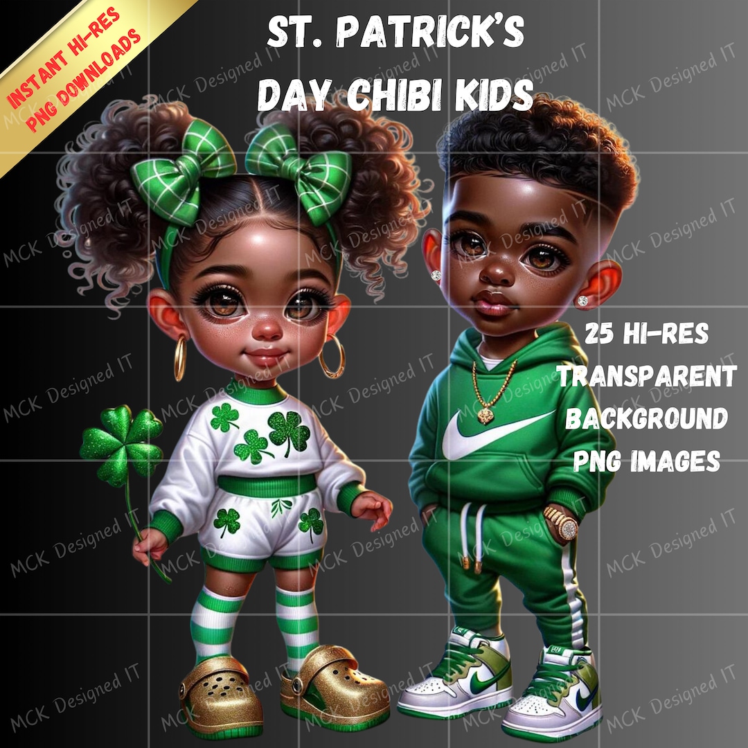 St. Patricks Day Boy, St. Patricks Day Girl, Shamrock Girl PNG ...