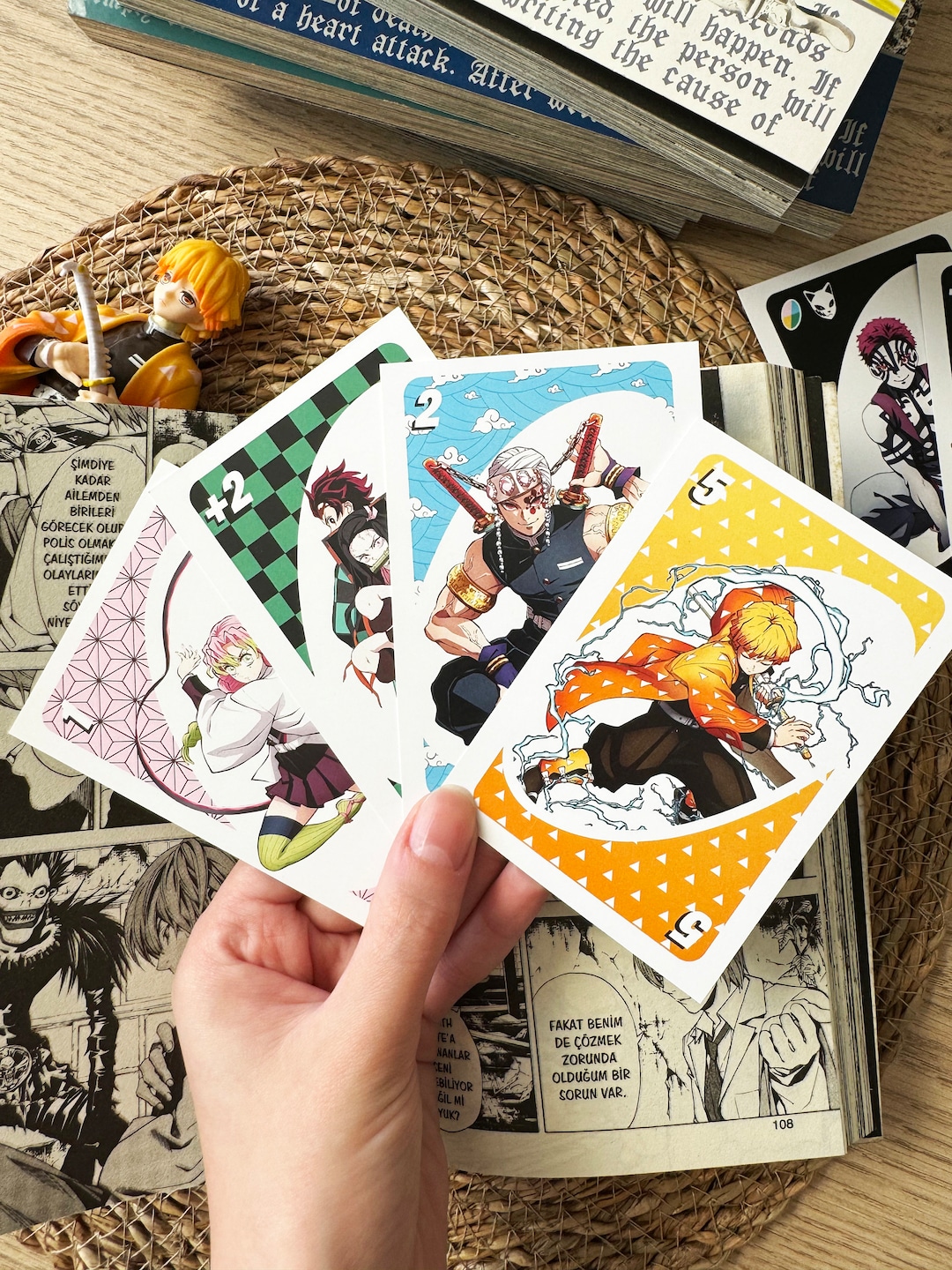 Demon Anime Inspired KNY Manga Themed Playing Cards Aesthetic Deck of ...