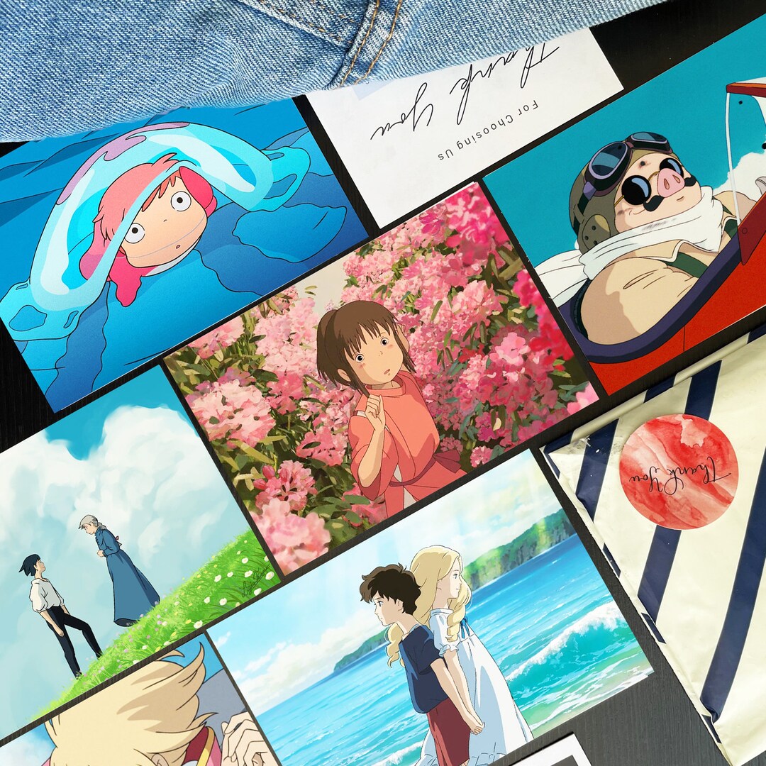 20 PCS Anime Wall Collage Kit Ghib Aesthetic Movie Bundle Poster Print ...