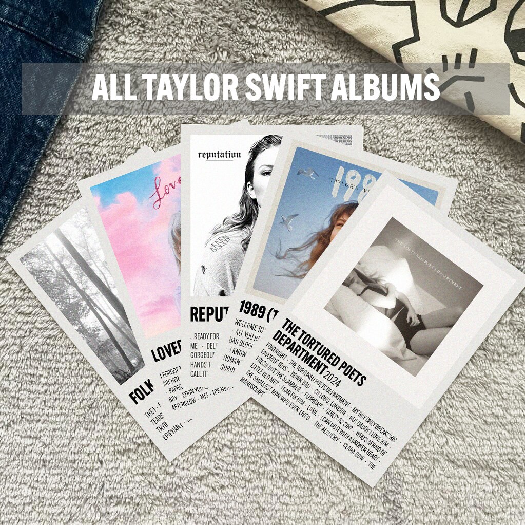 TTPD Taylor Swift the Tortured Poets Department All Albums Poster ...