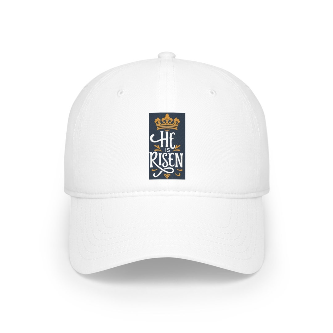 He is Risen Low Profile Baseball Cap - Etsy