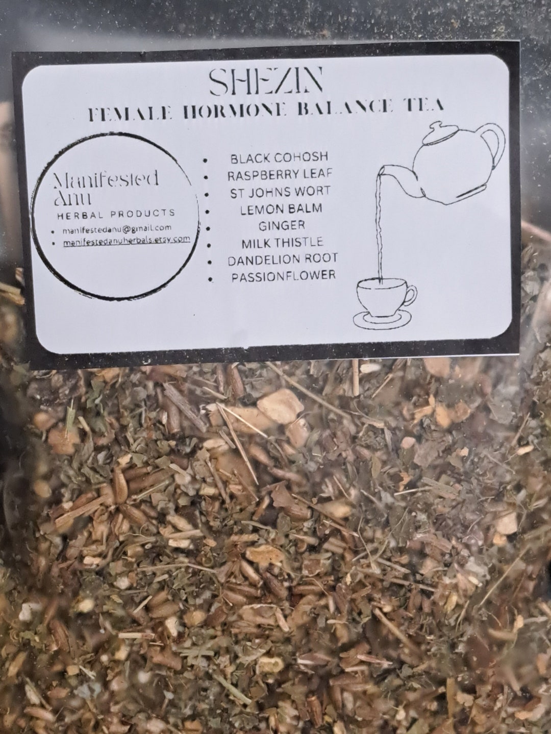 Shezin: Female Hormone Balance Tea Blend 4.0oz - Etsy