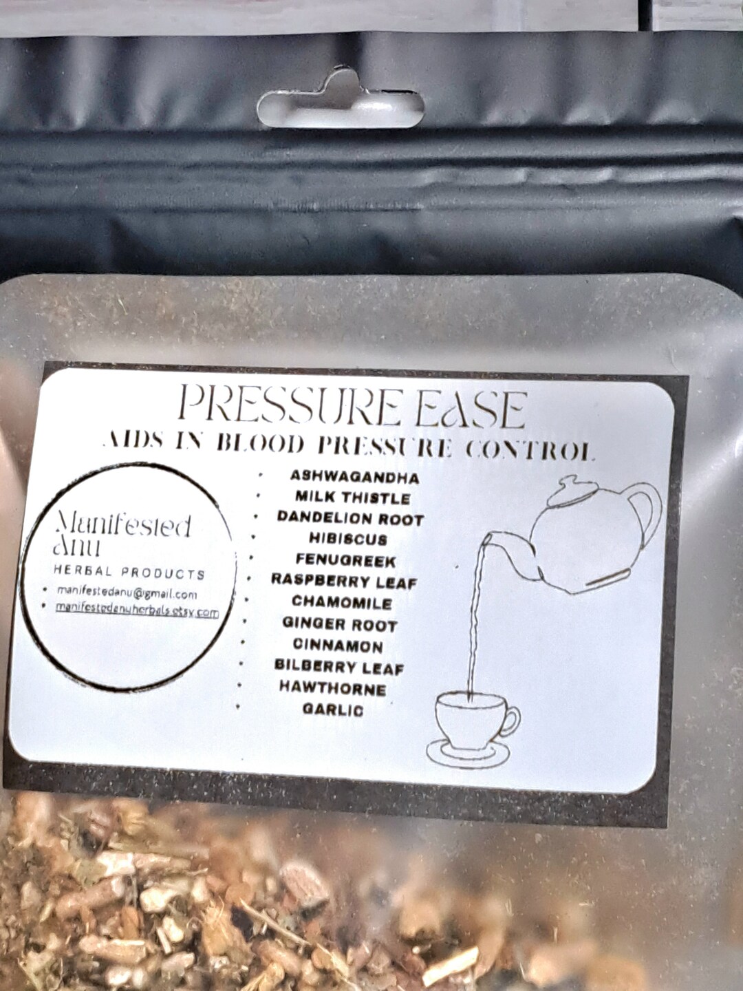Pressure Ease: Blood Pressure Support Tea 4.5oz - Etsy