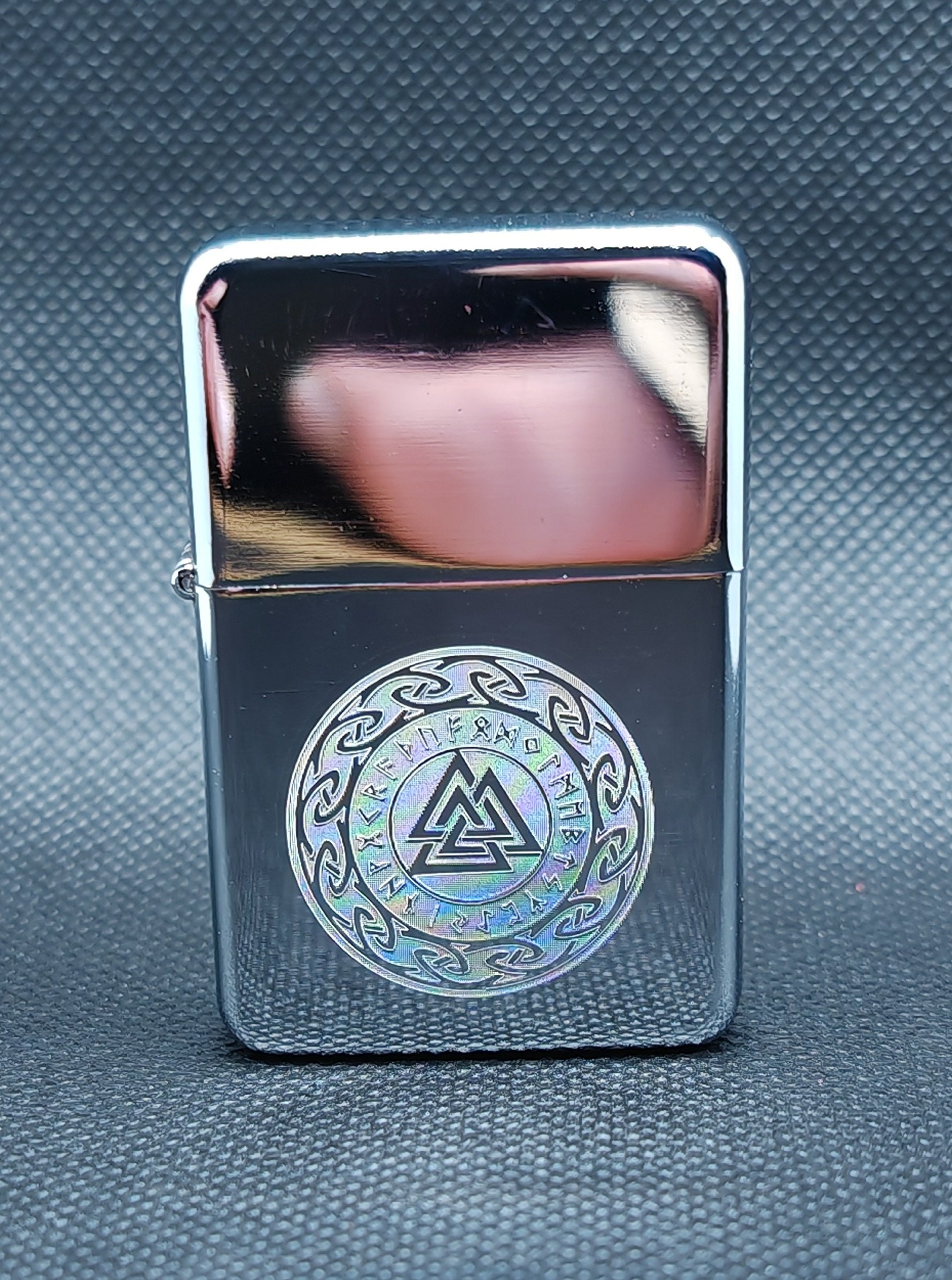 Viking Valknut Symbol of Odin Custom Engraved Fuel Lighter in - Etsy