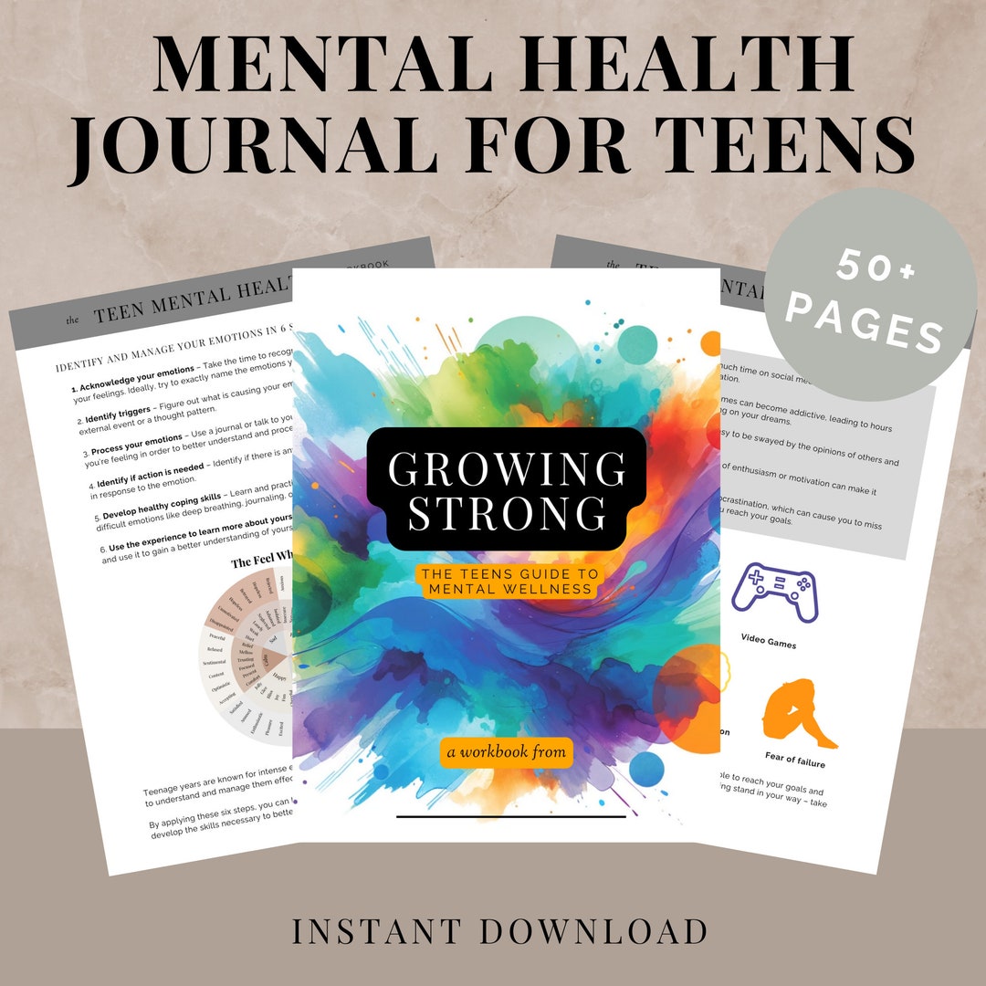 Teen Mental Health Workbook: Self-discovery, Confidence Building Guide ...