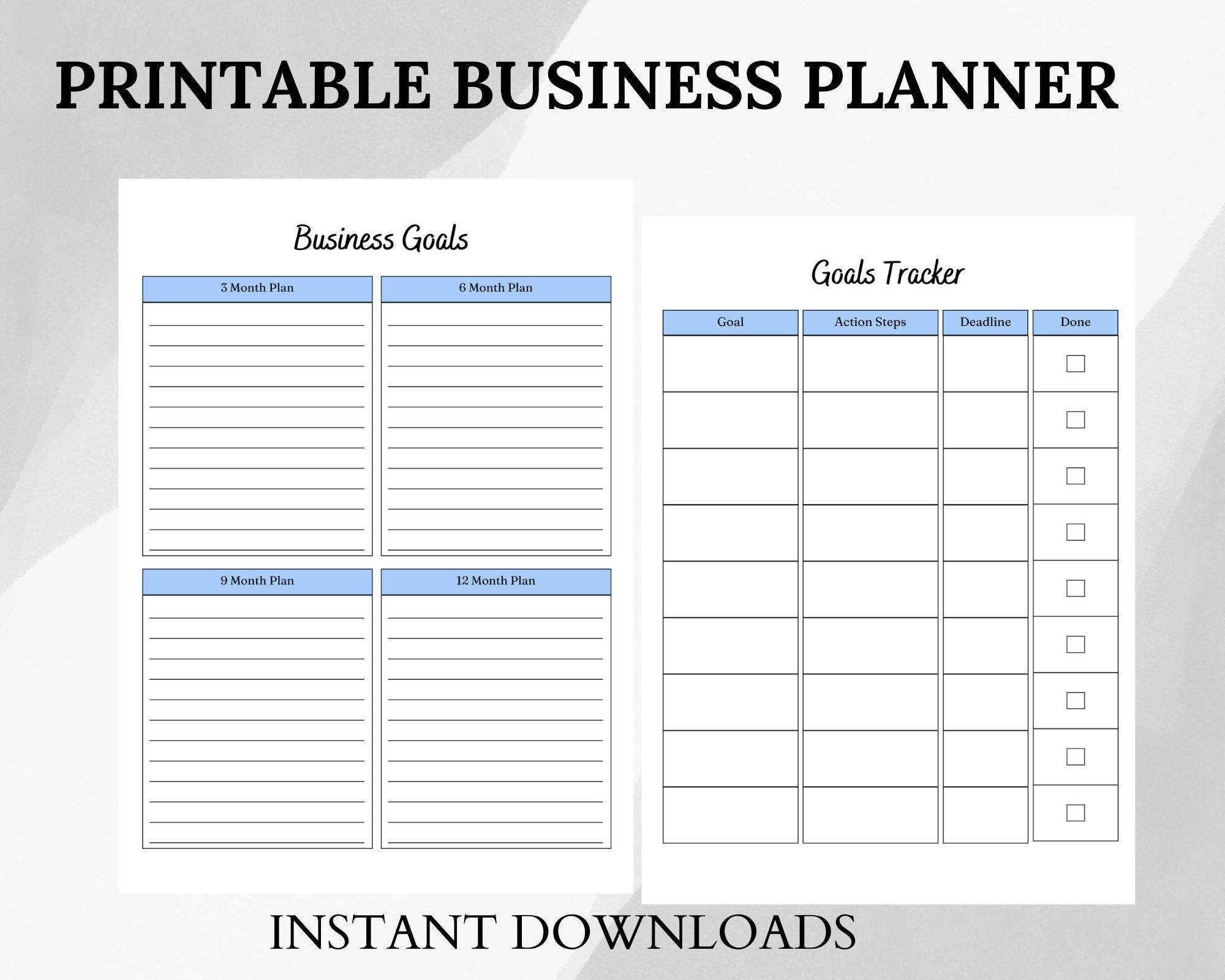 Printable Small Business Planner: Your All-in-one Tool for Efficient ...