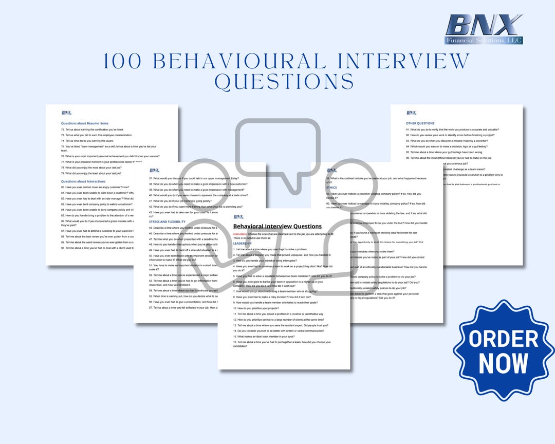 Ultimate Behavioral Interview Preparation Guide for Job Search and Interview Success, Job Search ...