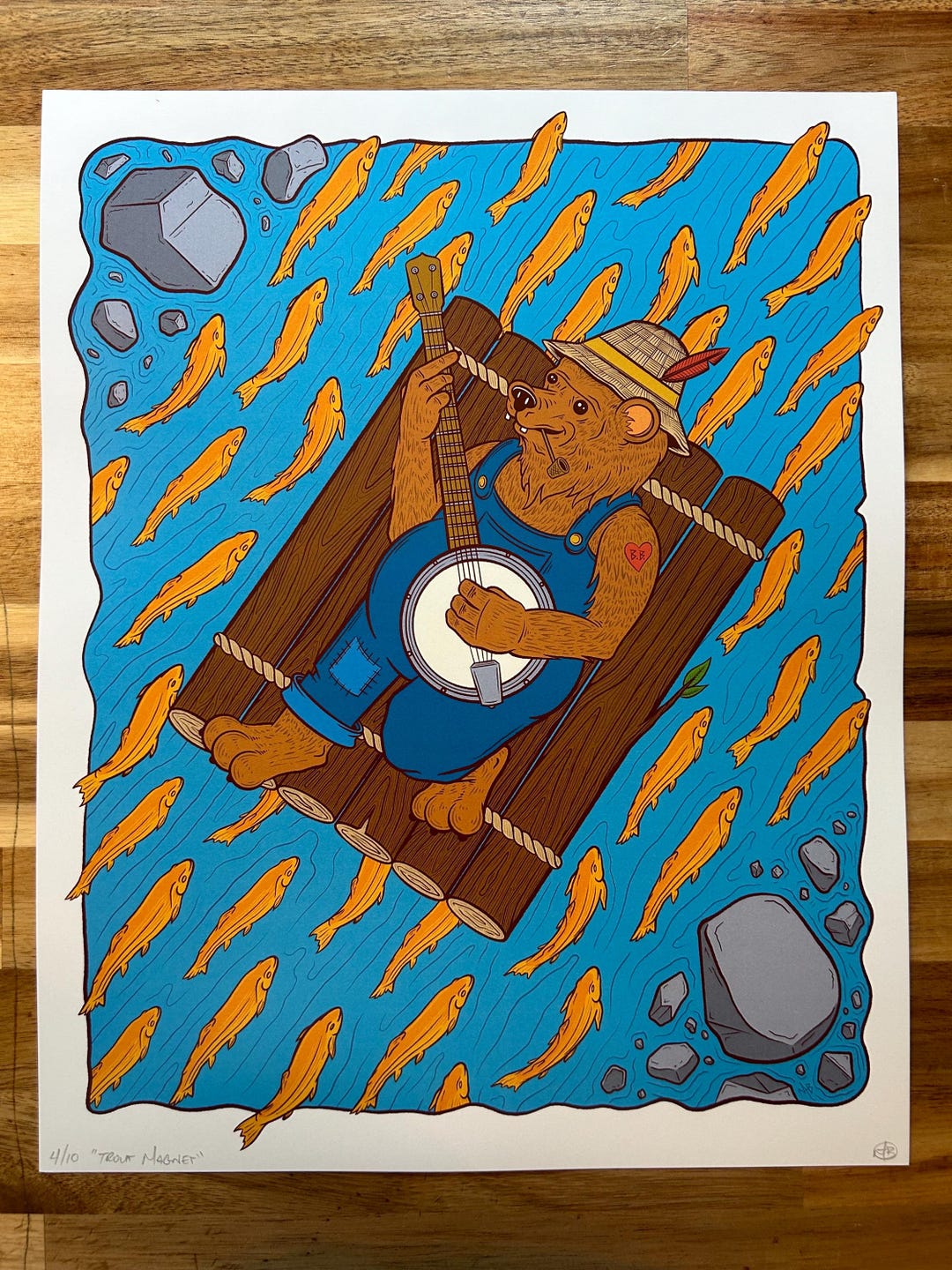 Banjo Bear - Etsy