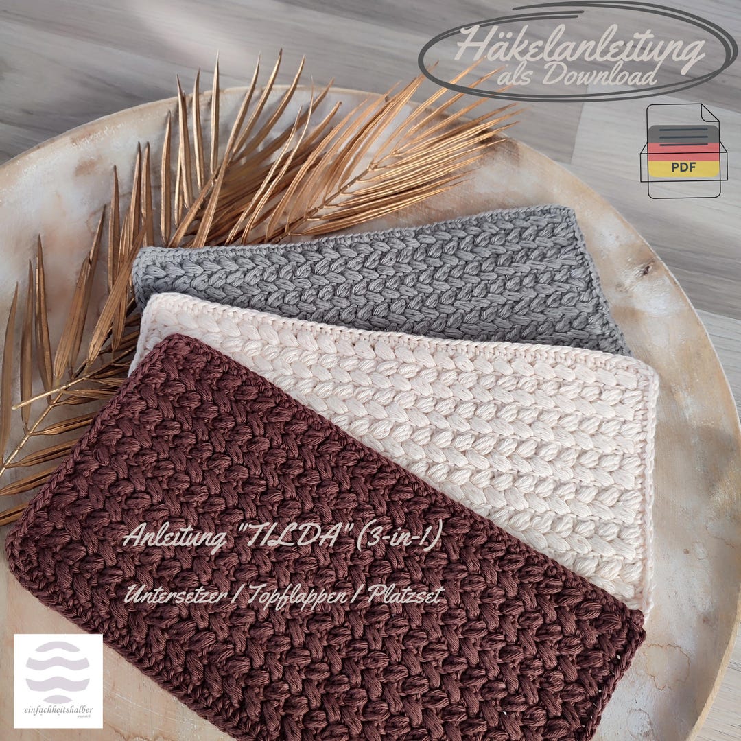PDF German Crochet Pattern 