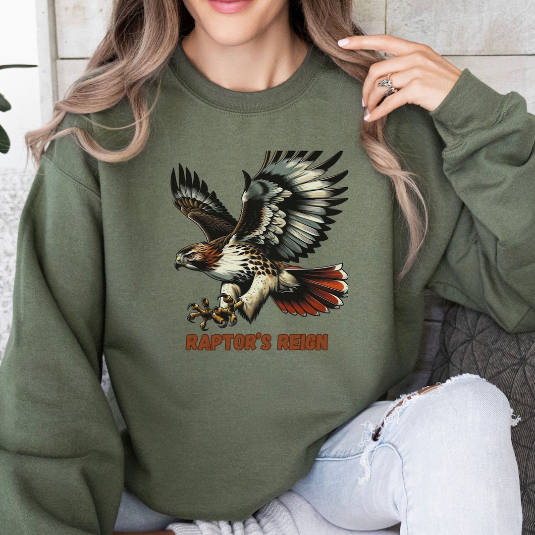 Hawk Shirt, Bird Watcher, Red Tailed Hawk, Raptor Lover Shirt, Wild ...