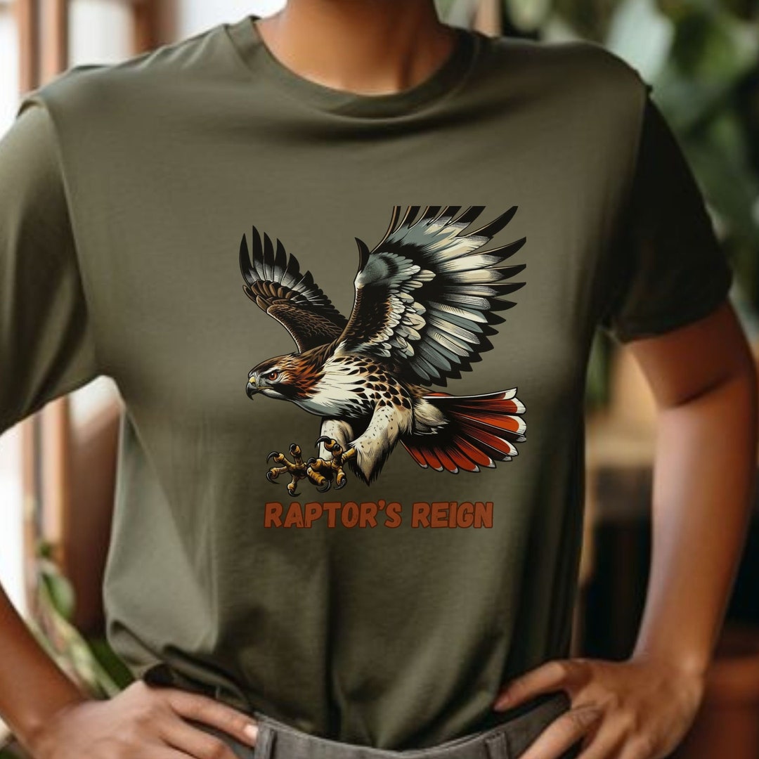 Hawk Shirt, Hawk Tee Shirt, Red Tailed Hawk, Raptor Lover Shirt, Wild ...