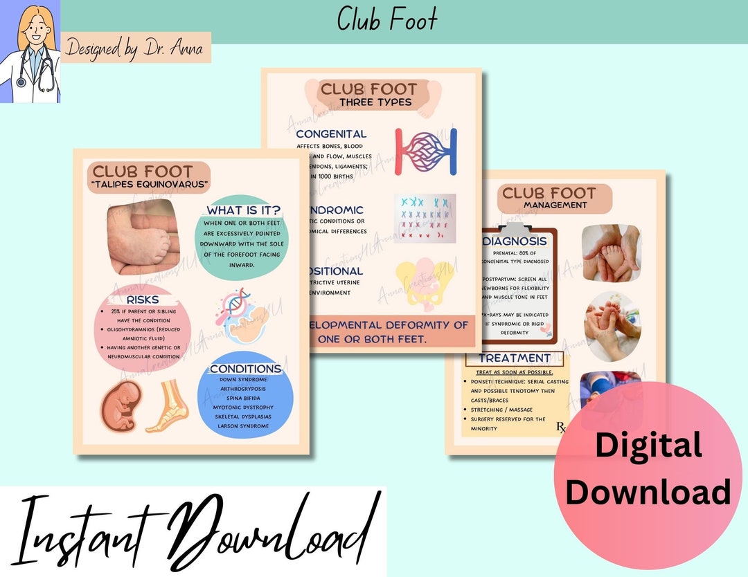 Club Foot Congenital Condition, Postpartum, Prenatal, Newborn, Infant ...