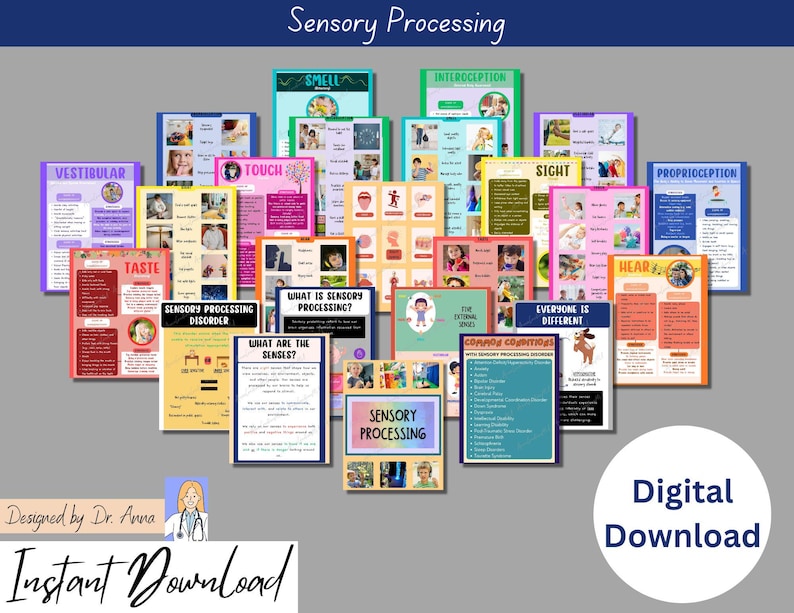 Attention-deficit Hyperactivity Disorder Sensory Processing Bundle ...
