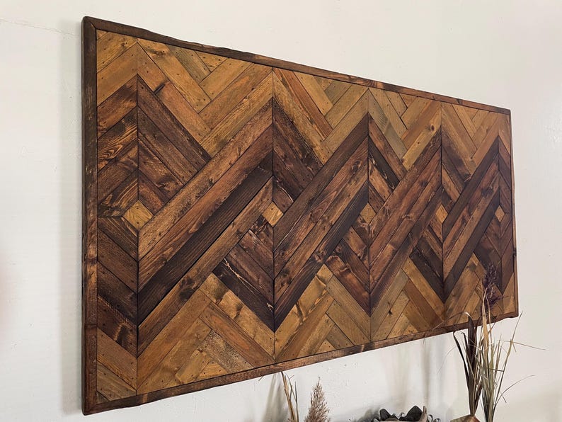 Bohemian Wall Art | Wood Wall Sculpture | Geometric Wall Art | 3D Wall ...