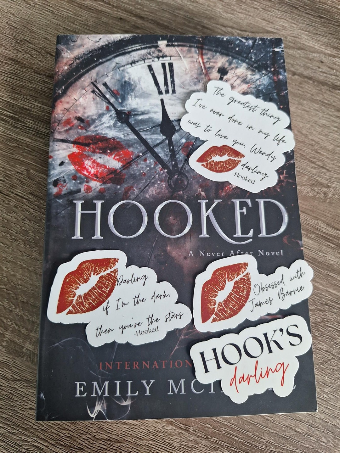Never After Series/ Hooked/ Officially Licensed/ Emily Mcintire Merch/ Dark Romance Stickers ...