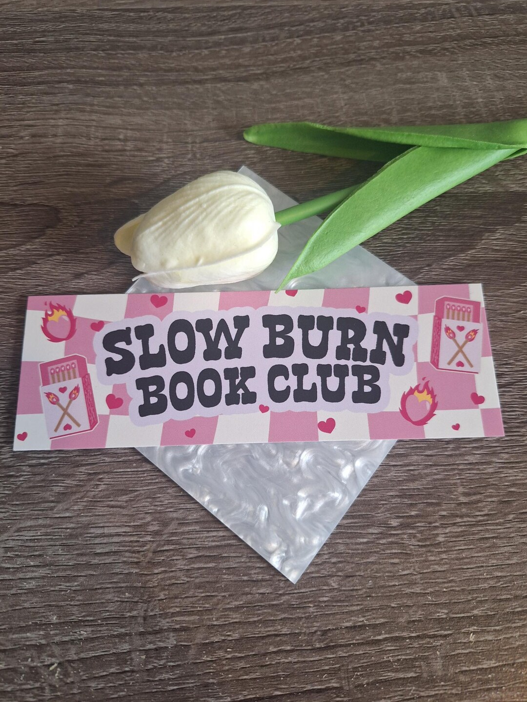 Slow Burn Book Club Bookmark/ Bookish Gift/ Slow Burn Reader/ Trope ...