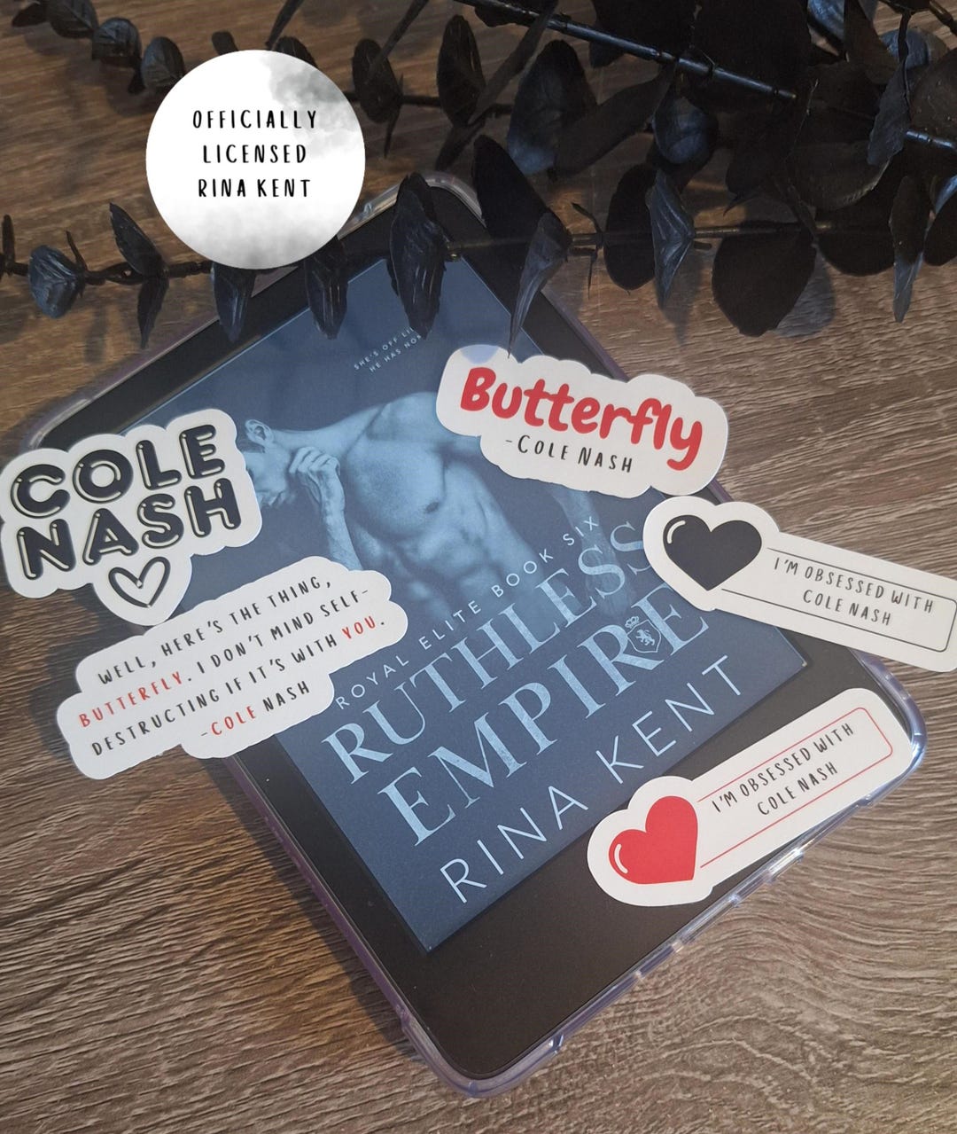 Rina Kent Merch/ Cole Nash Stickers/ Officially Licensed/ Rinaverse ...