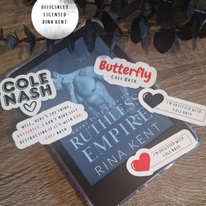 Rina Kent Merch/ Cole Nash Stickers/ Officially Licensed/ Rinaverse ...