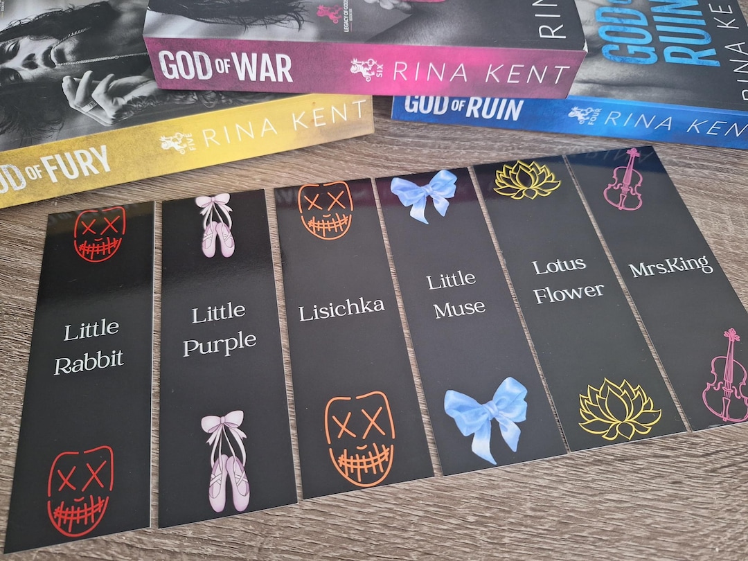 Legacy of Gods Bookmarks/ Officially Licensed/ RINA KENT Merch/ Legacy ...