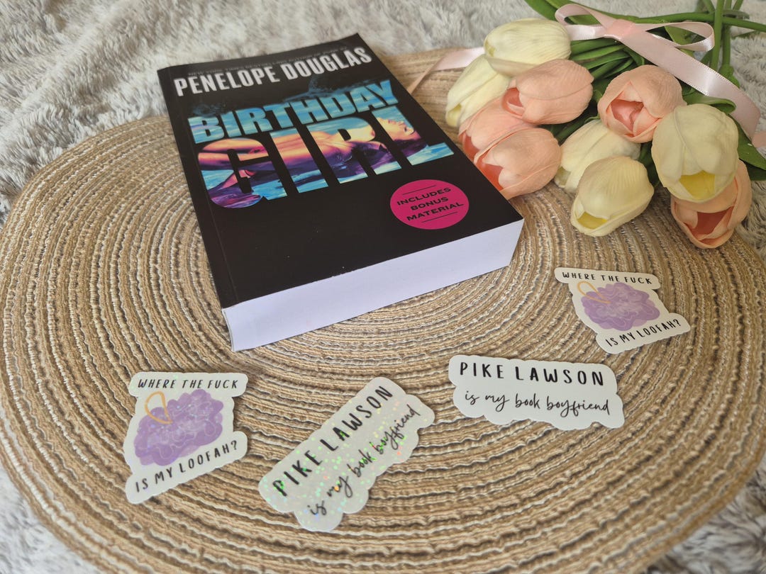 Birthday Girl Stickers/ Penelope Douglas/ Bookish Stickers/ Kindle ...
