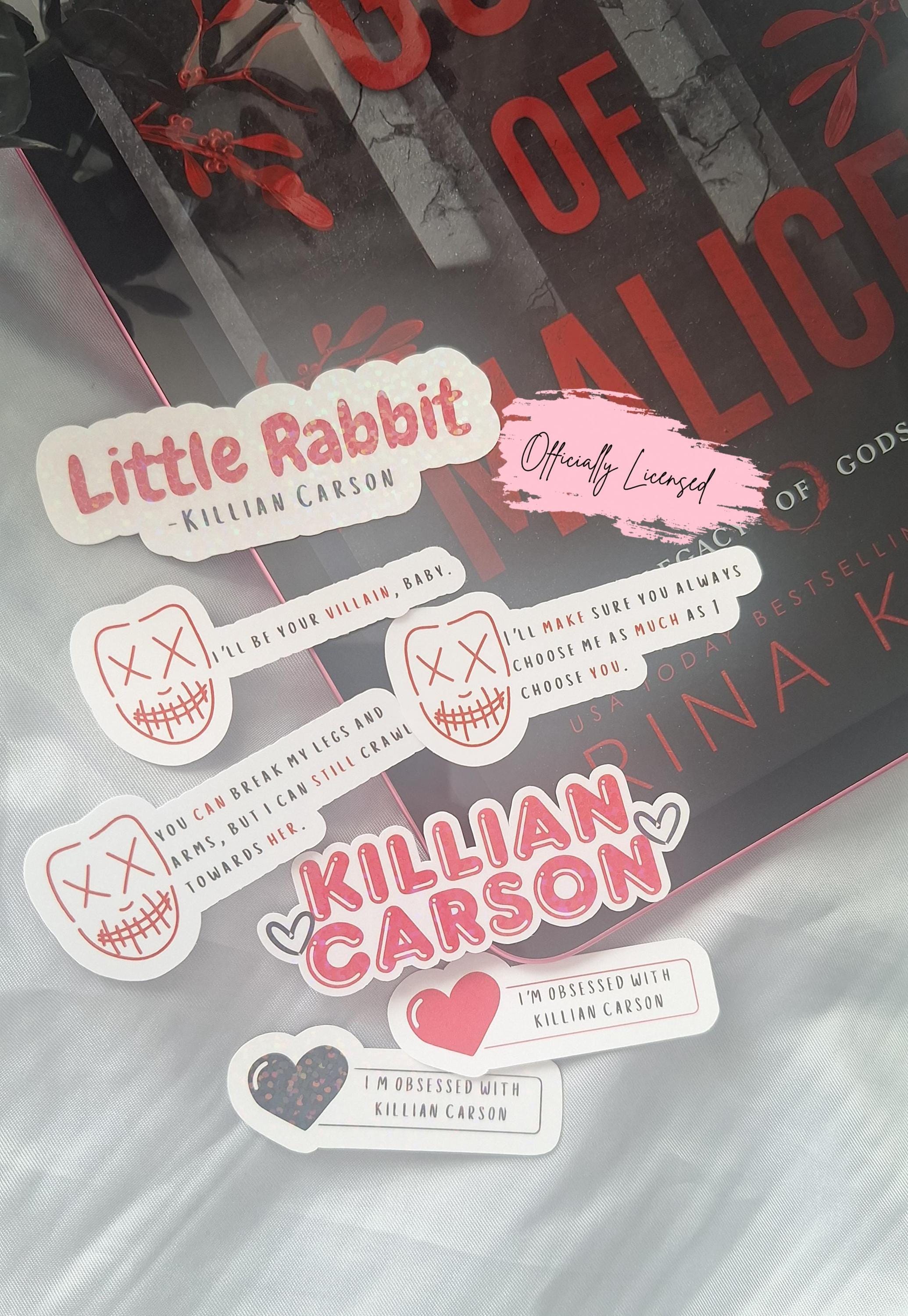 Rina Kent Merch/ God of Malice Stickers/ Officially Licensed/ Killian ...