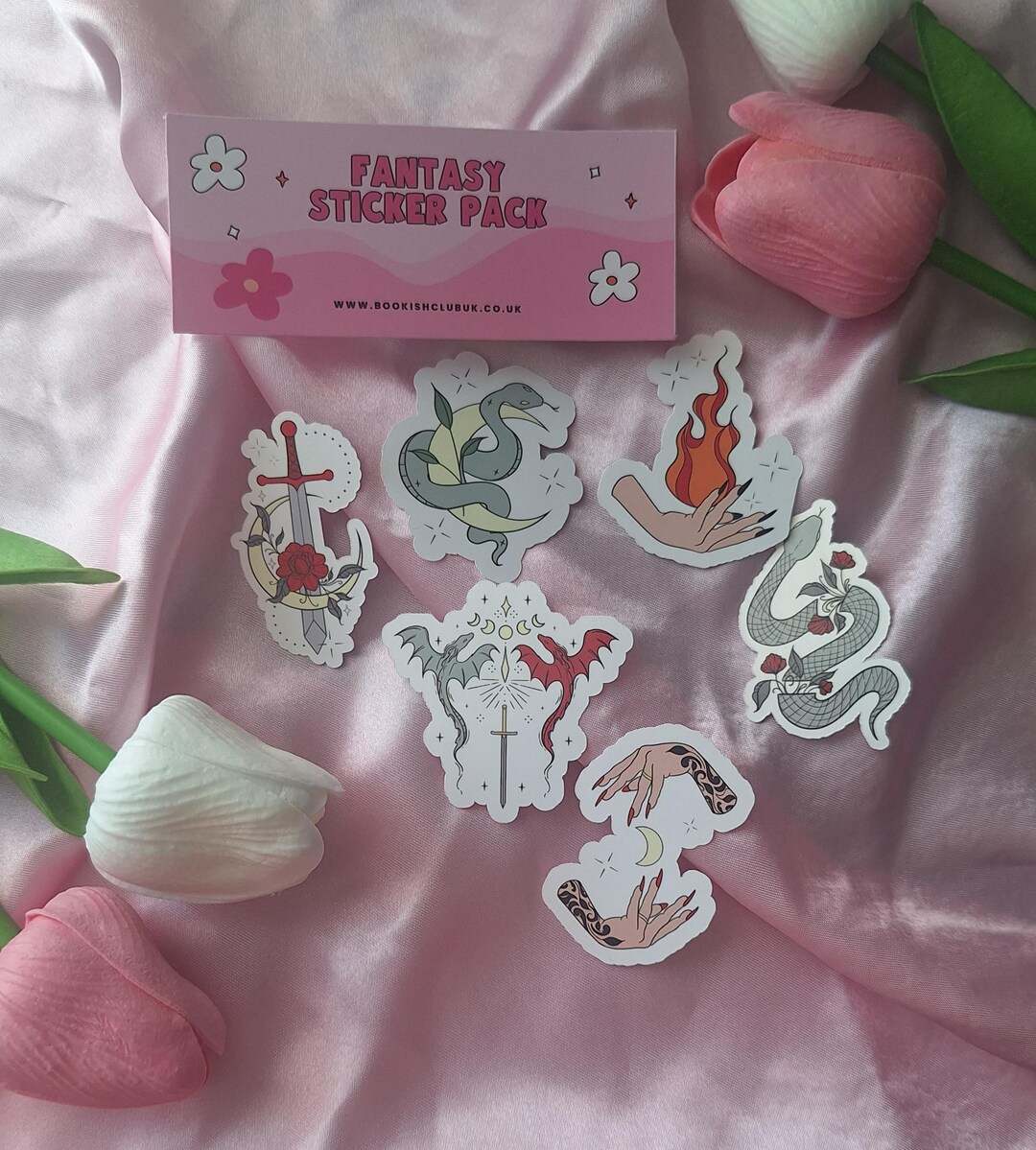 Fantasy Sticker Pack/ Book Lover Sticker/ Kindle Sticker/ Fantasy ...