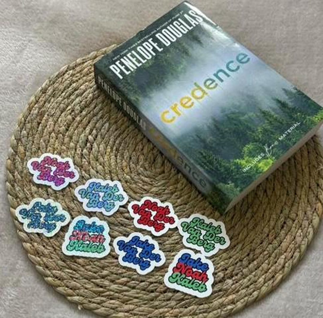Credence Stickers/ Penelope Douglas/ Bookish Stickers/ Kindle Stickers ...