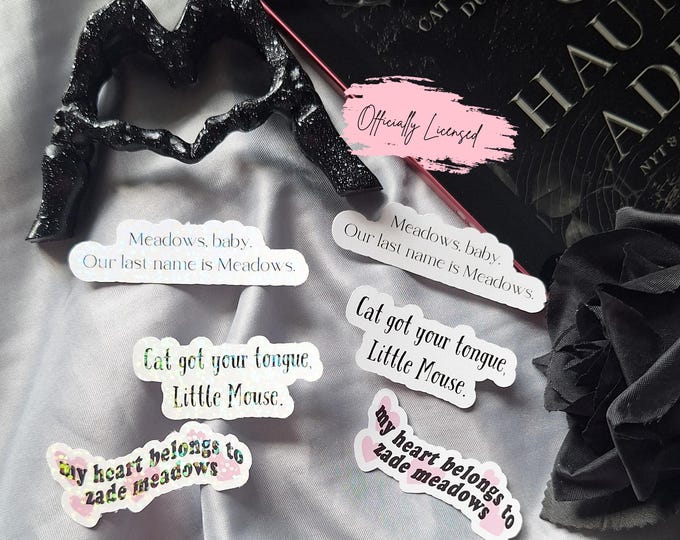 I’ll Be the Adeline to Your Zade Sticker, Haunting Adeline H.D. Carlton ...