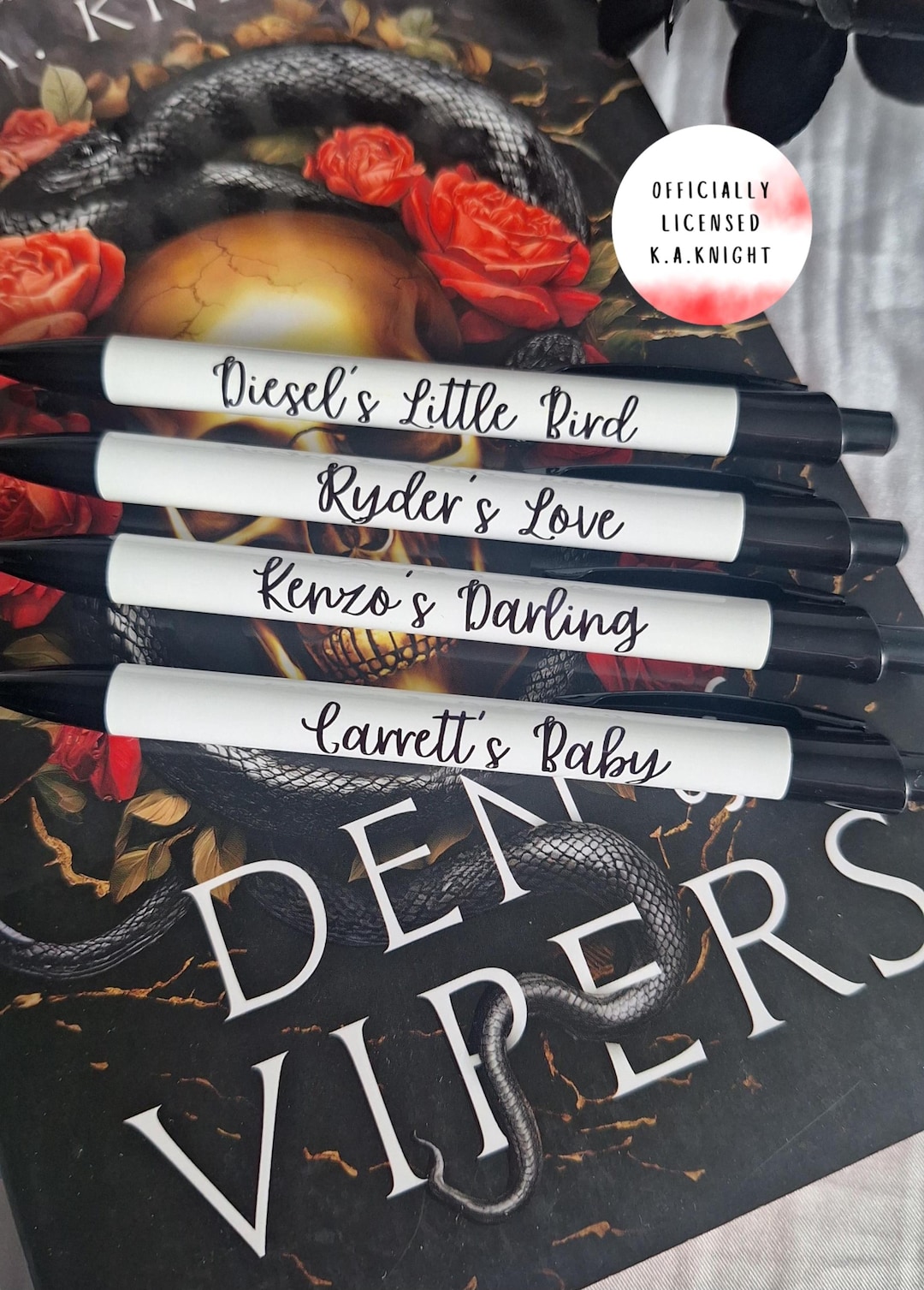 Den of Viper's Pens/ Officially Licensed/ Den of Vipers K.A Knight ...
