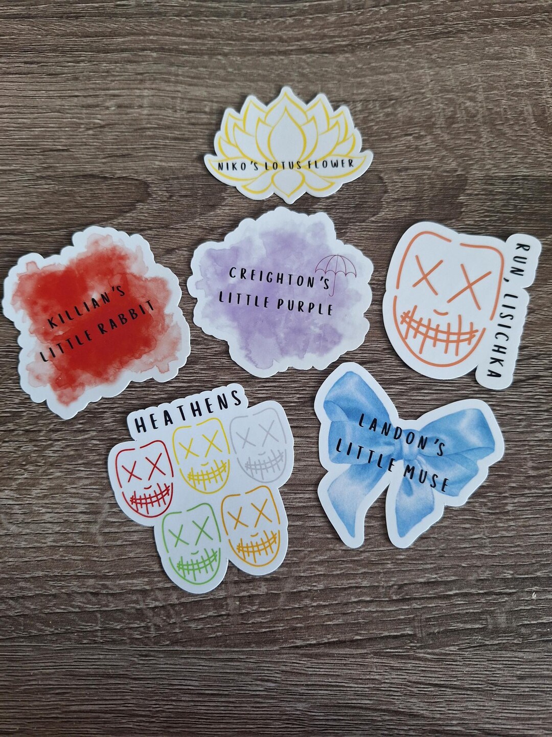 Rina Kent Merch/ Legacy of Gods/ Officially Licensed/ Bookish Stickers ...