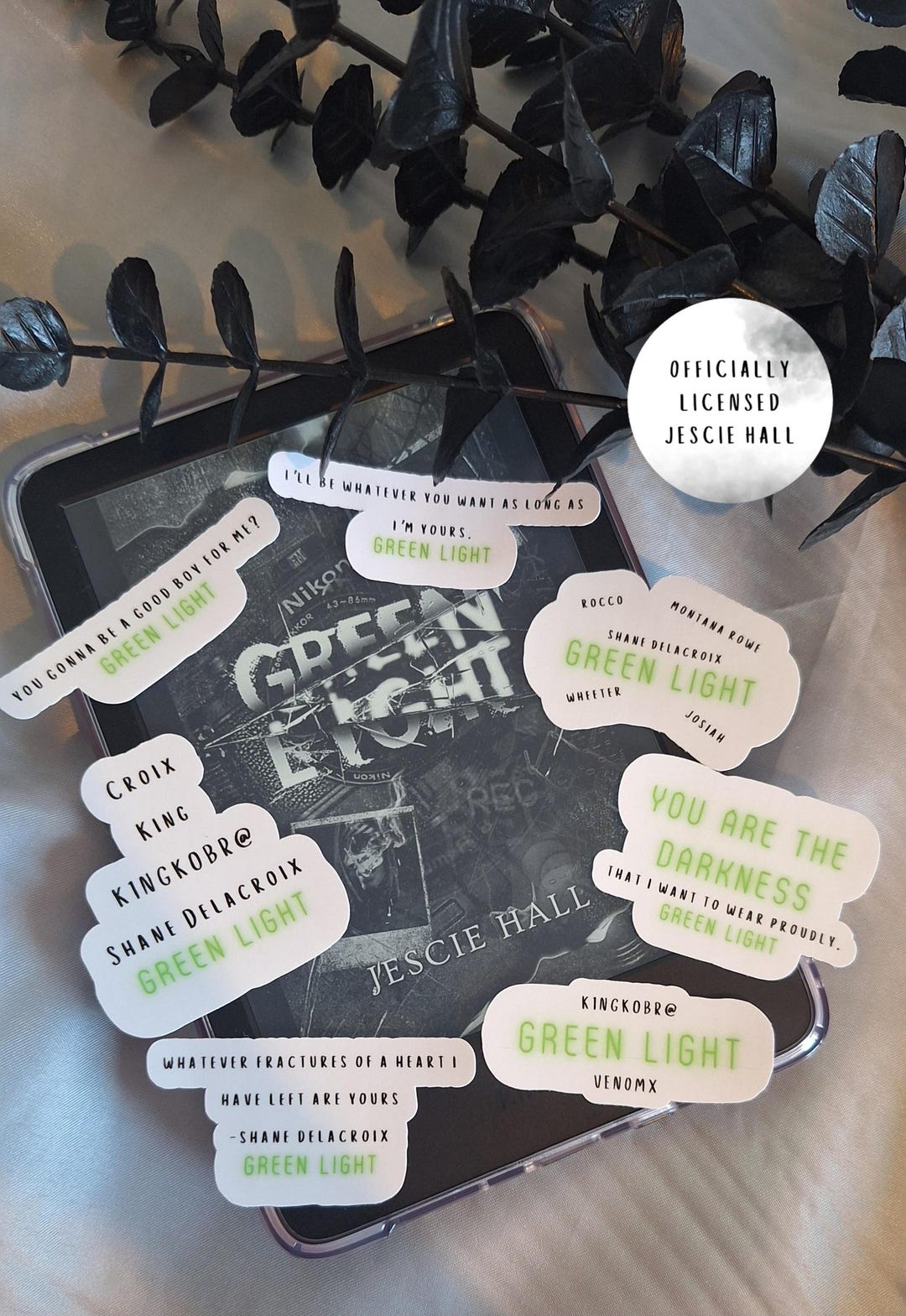 Green Light Stickers/ Jescie Hall Stickers/ Officially Licensed/ Green ...