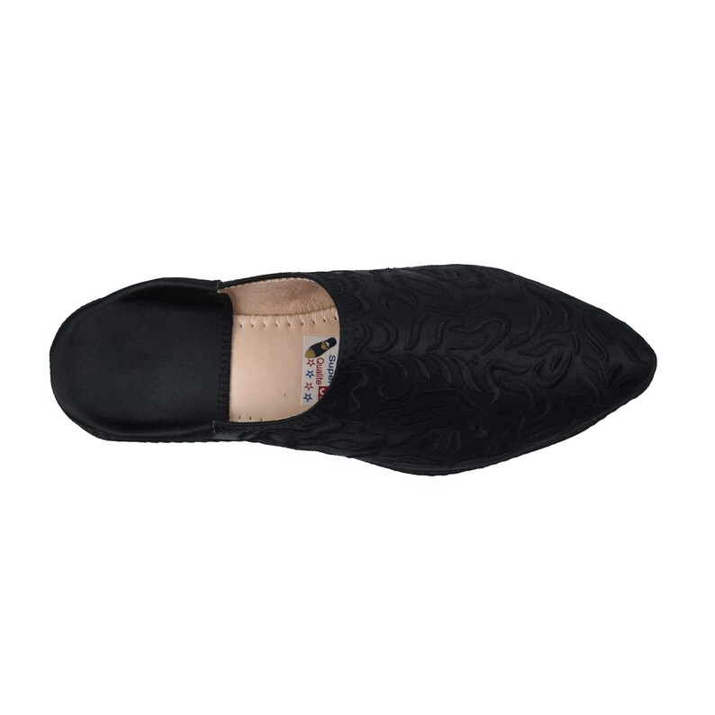 Handmade Moroccan Babouche Slippers: Sheepskin Lined, Natural Dye - Etsy