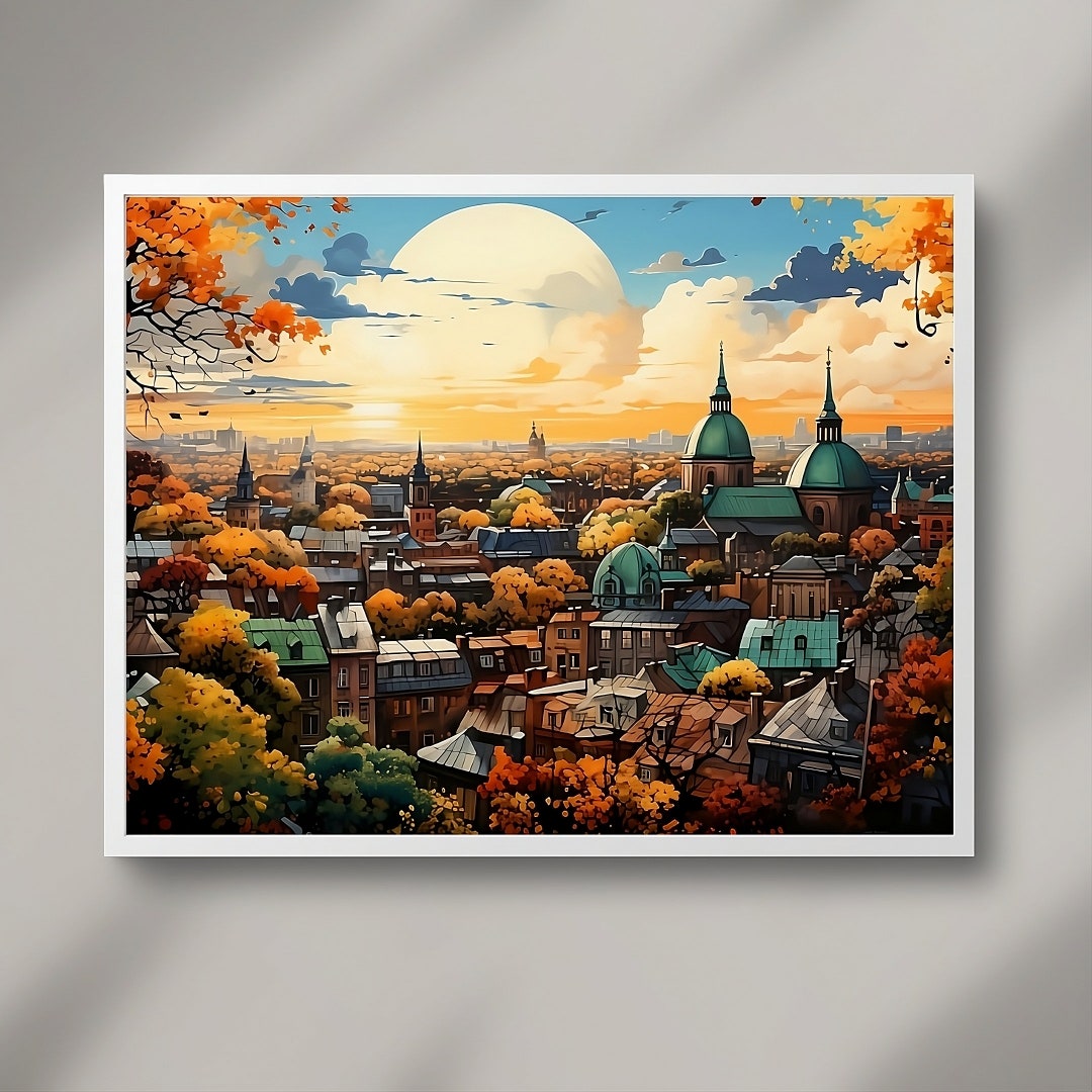 Kyiv Ukraine Art, Abstract Ukrainian Wall Art, Art Prints of Ukraine ...