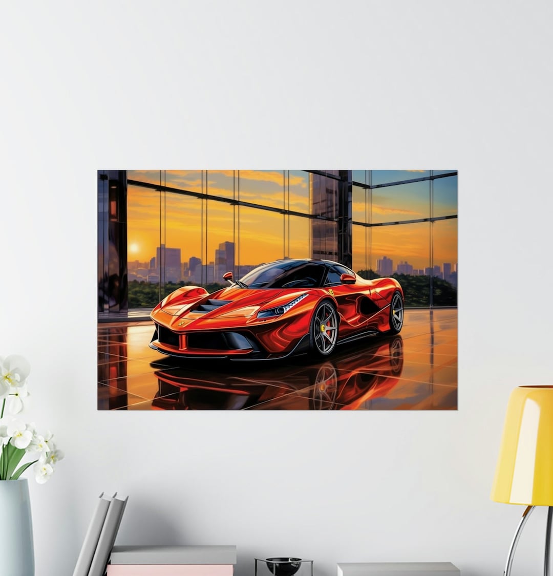 Ferrari Laferrari Poster, Wall Art, Home Decorations, Wall Poster, Cool ...