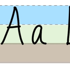 Dirt Grass Sky Lined Writing Practice Paper - Etsy