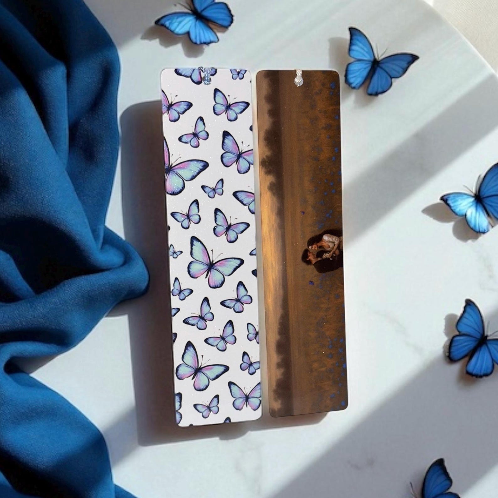 Quicksilver Bookmark Set: Saeris Fane & Kingfisher - Dark Romantasy - Etsy