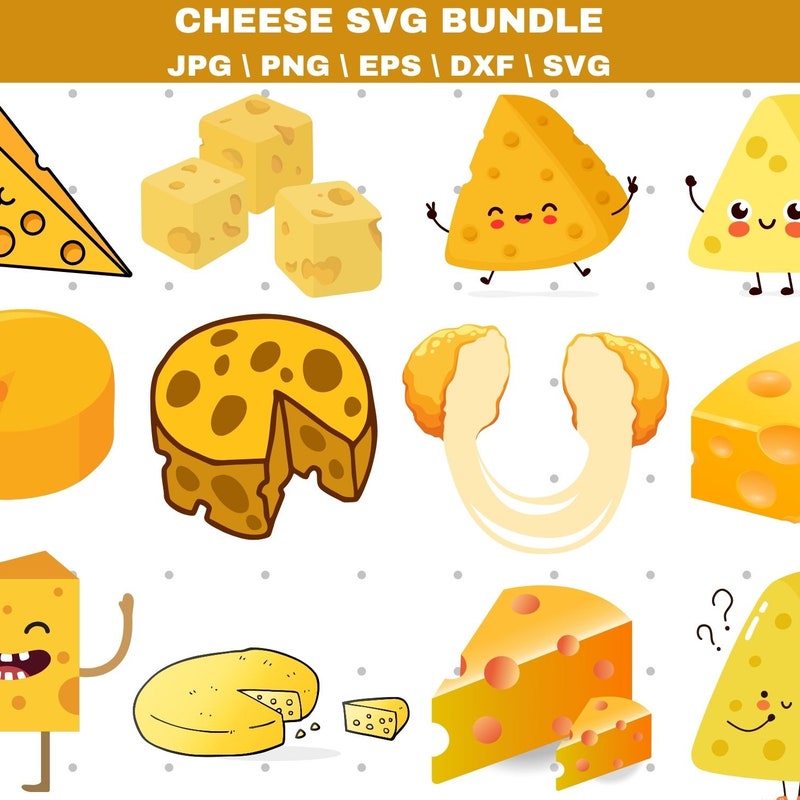 Cheese Svg - Etsy