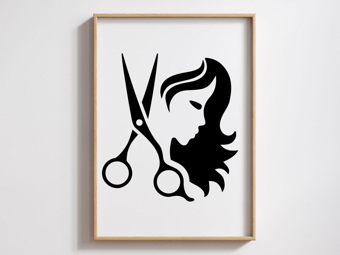 Hairdresser SVG Bundle, Cosmetologist Hair Stylist Decal (digital ...