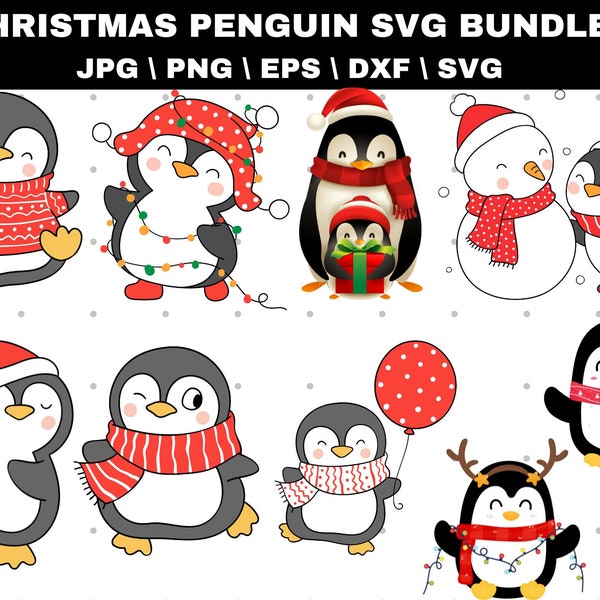 Penguin Clip Art - Etsy