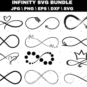 Infinity Svg, Infinity Love Svg Bundle, Forever Infinity Svg, Infinity ...
