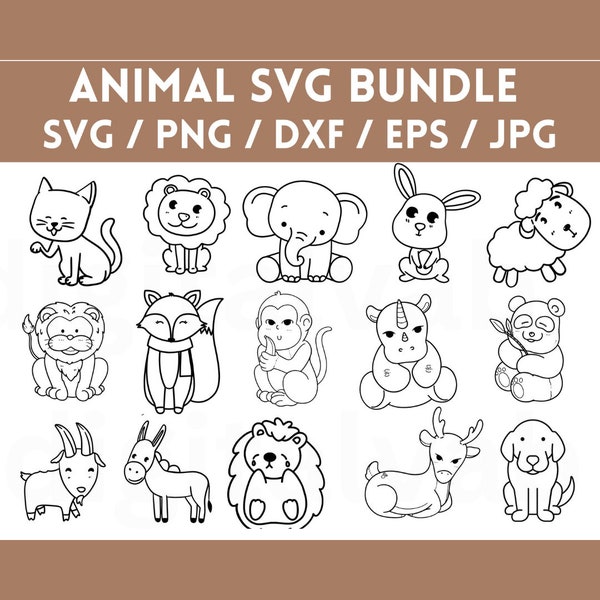 Animal Svg - Etsy