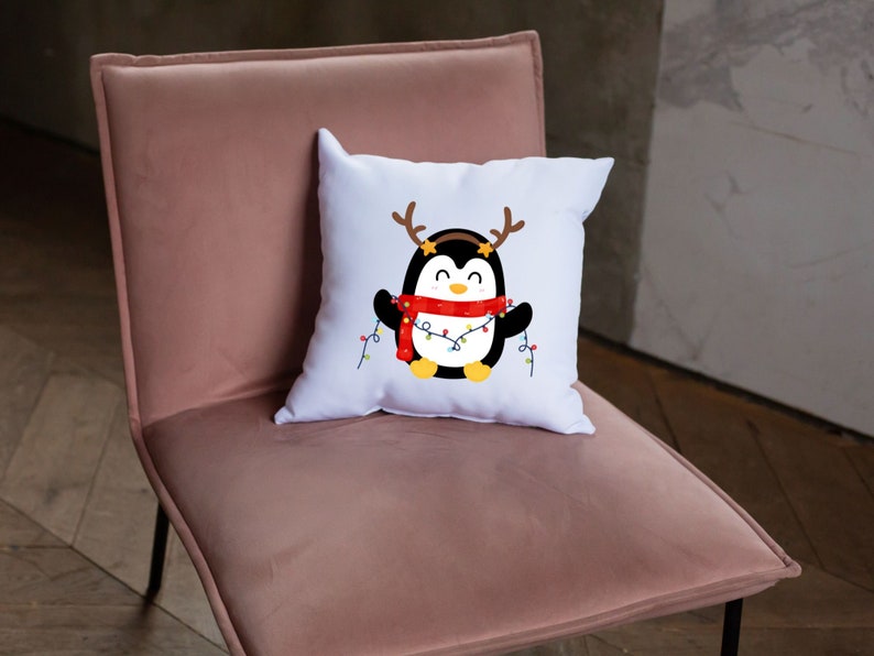 Christmas Penguin Clipart Bundle | Cute Penguin | Winter Clipart | Baby ...