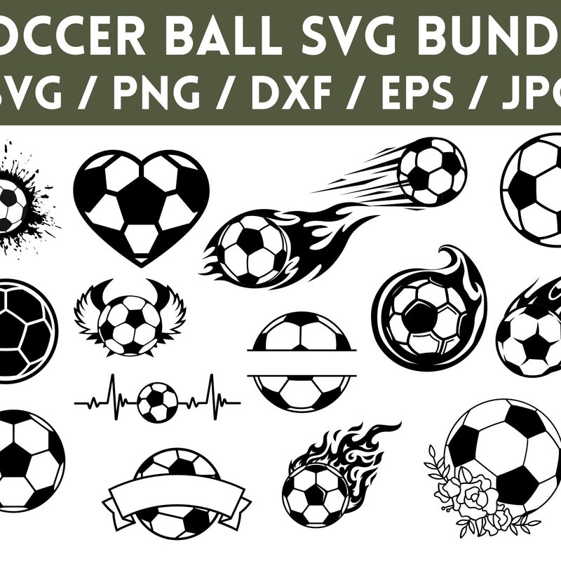 Soccer Svg - Etsy