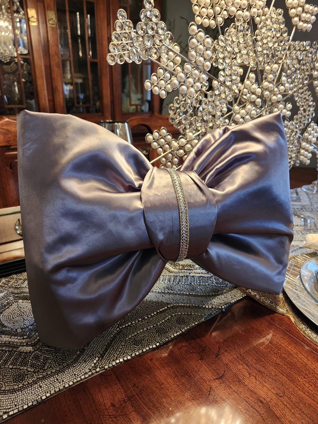 Oversized Satin Bow - Etsy