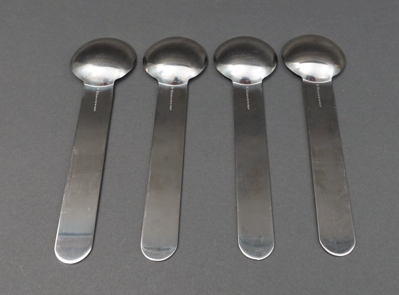 ICM Italy Sergio Asti 1970s Boca Stainless Flatware 7" Tablespoon Set ...