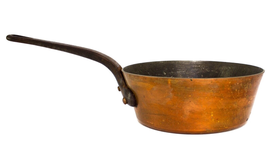 Matfer Bourgeat French Heavy Copper Concial Splayed Saute Pan - Etsy