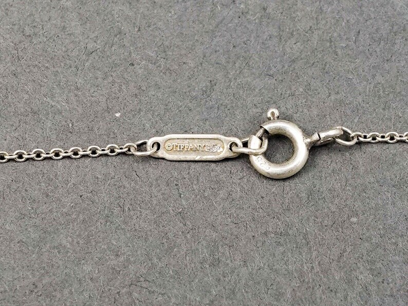 Tiffany & Co. 925 Sterling Silver Return to Tiffany Necklace Heart Key ...