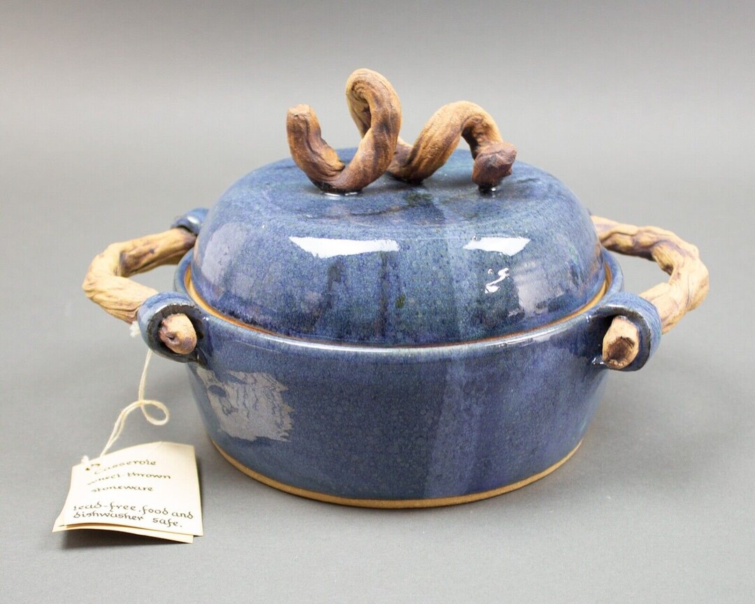 Christy Crews Dunn the Sylvan Studios Casserole Wheel Thrown Stoneware Pottery - Etsy