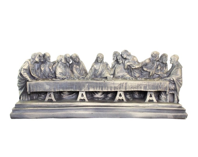 Marwal the Last Supper Christian Large Jesus Christ Sculpture Vintage ...
