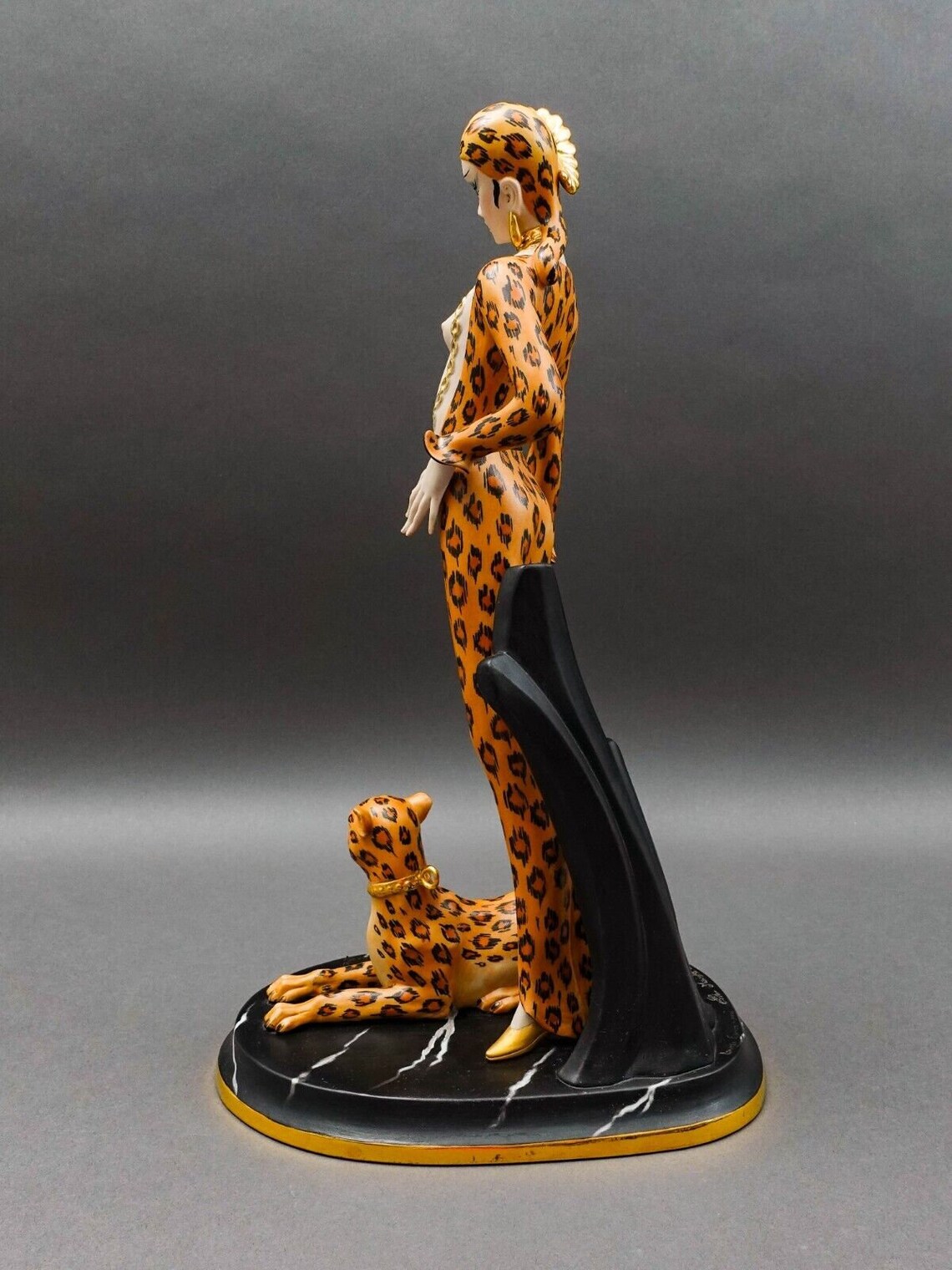 Capodimonte Italy Mario Pegoraro Ester Bassano Art Deco Lady Sculpture ...